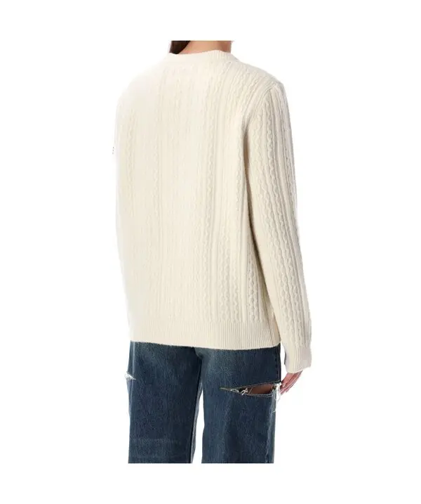 MAISON MARGIELA Long-sleeved V-neck Jumper