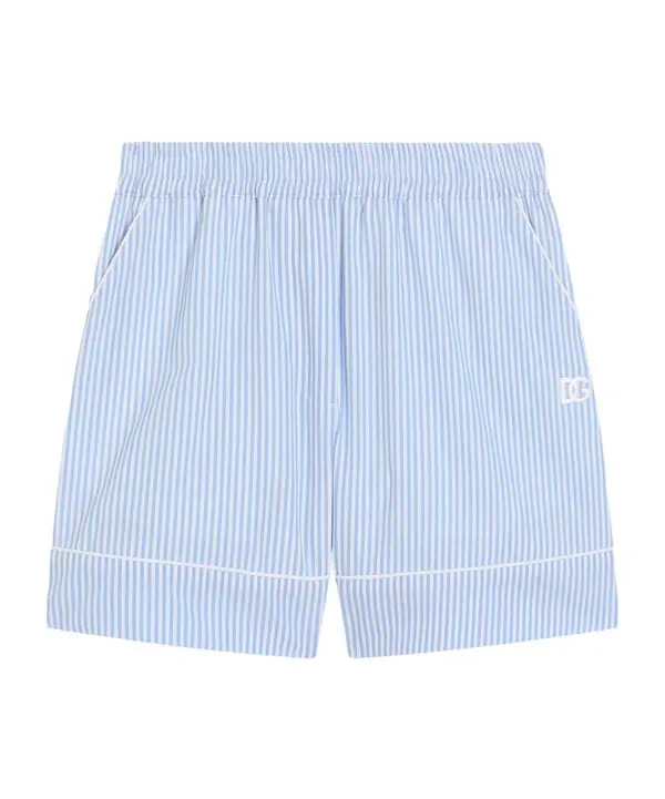 Dolce & Gabbana Striped Shorts - Blue