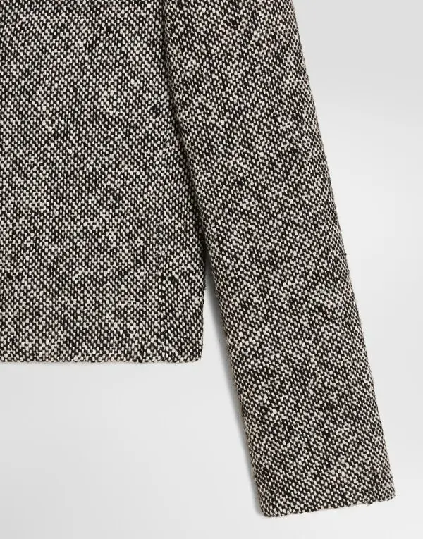 Dolce & Gabbana Birdseye Wool Blend Jacket