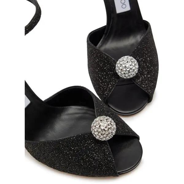 JIMMY CHOO Metallic Leather Sandals