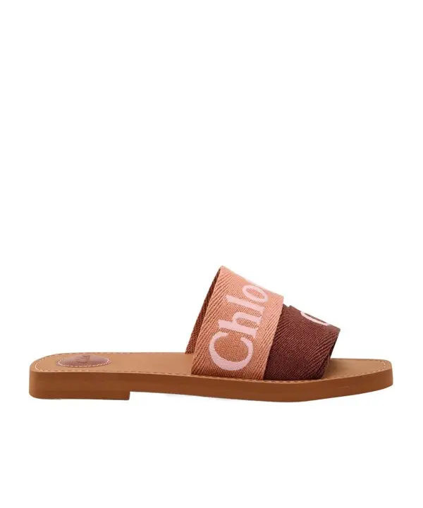 Chloé Lightweight Breathable Slides - Brown