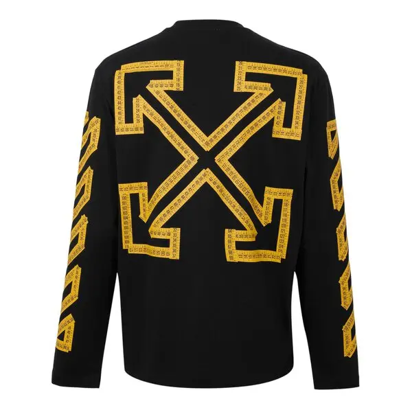 Off-White Long-sleeve Crew Neck Tee