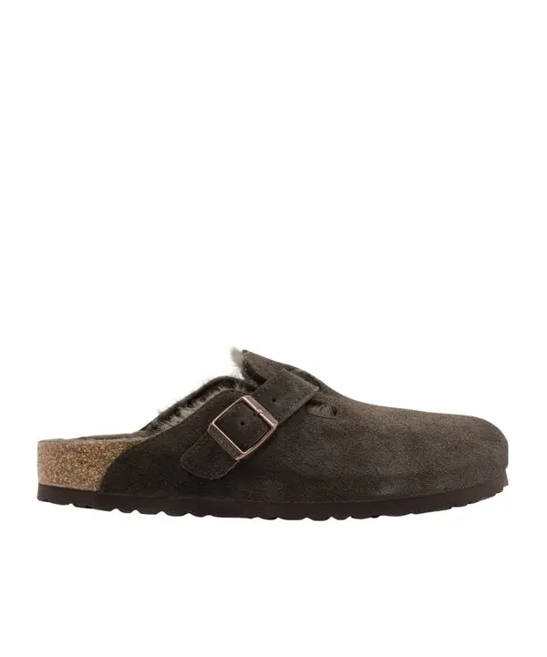 BIRKENSTOCK Casual Flat Slide Sandals - Black