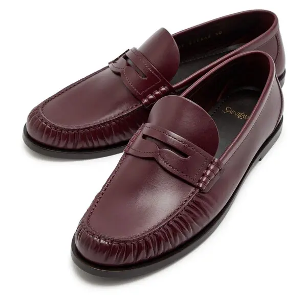 Saint Laurent Genuine Leather Loafers