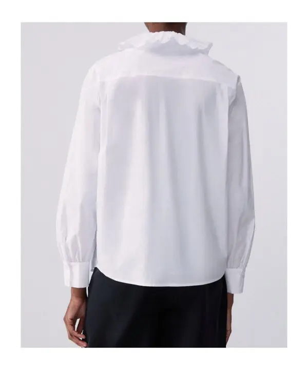Liu Jo Poplin Shirt With Ruffles