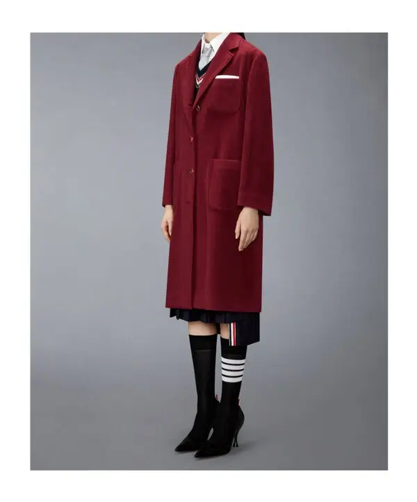 Thom Browne Bell-sleeve Cashmere Coat