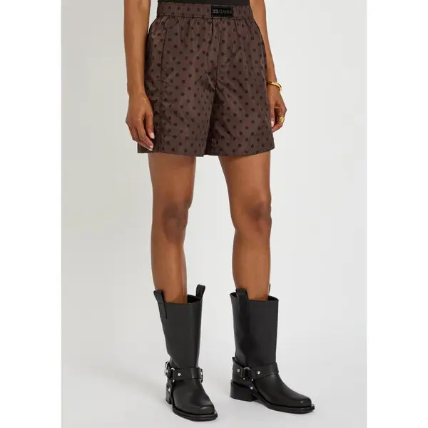 GANNI Printed Flyweight Boxer