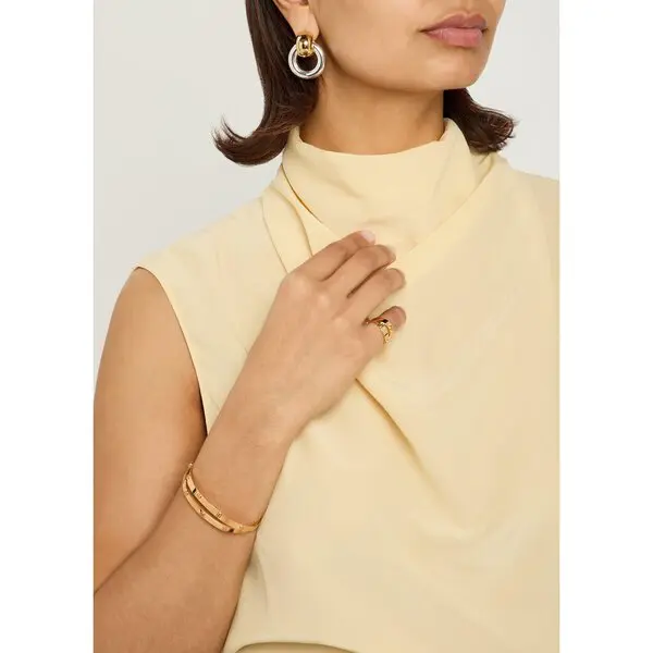 Tory Burch One-piece Double Loop Bangle