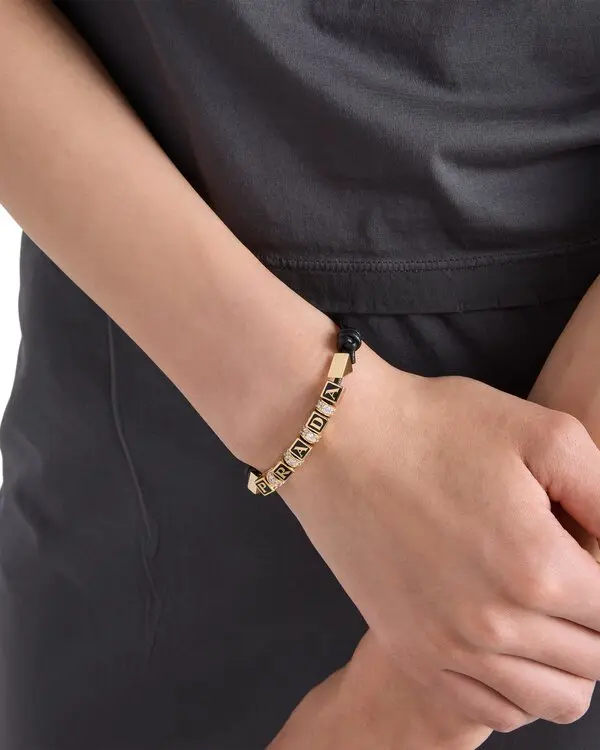 Prada Nappa Leather Bracelet
