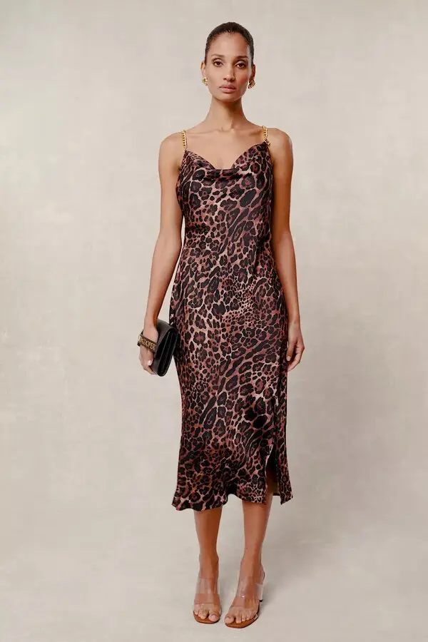 Holland Cooper Aurora Satin Dress
