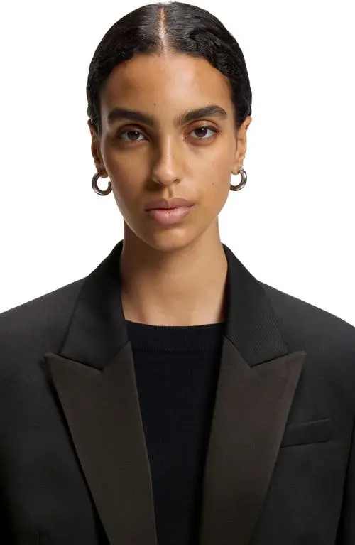 BOSS Peak Lapel Virgin Wool Tuxedo Blazer