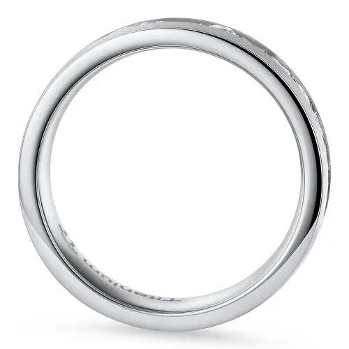 BLISS DIAMOND 5/8ct Diamond 8mm Comfort Fit Ring Low Dome Wedding Band