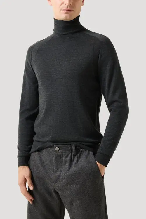 Bogner Gordon Pure New Wool And Cashmere Sweater - Anthracite