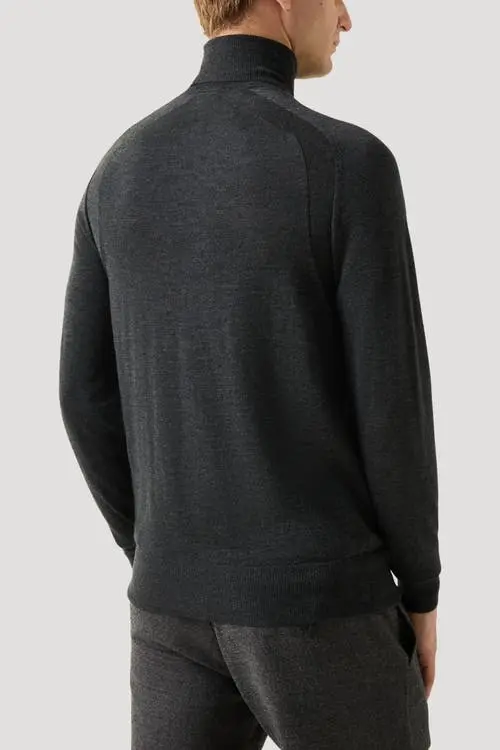 Bogner Gordon Pure New Wool And Cashmere Sweater - Anthracite