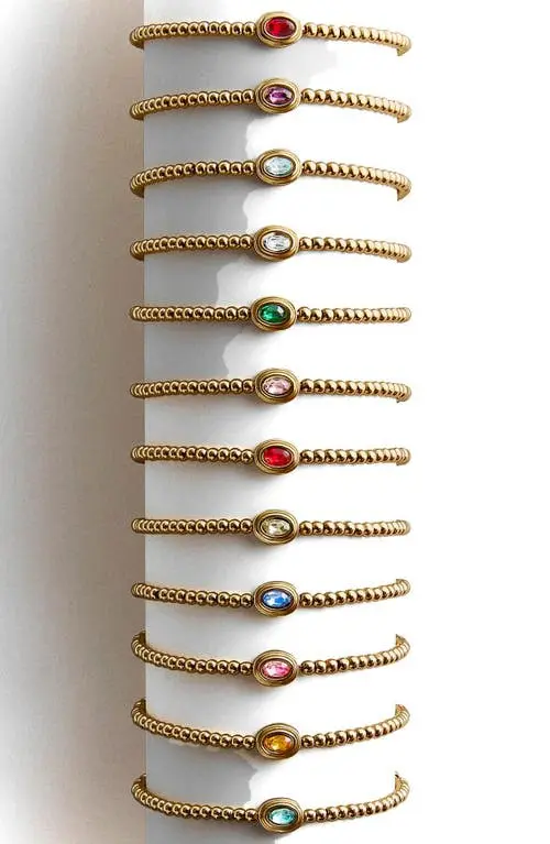 Baublebar Bezel Birthstone Pisa Bracelet