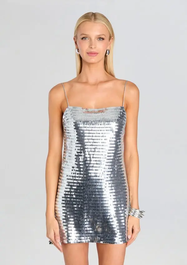 Retrofete Lavender Sequin Dress