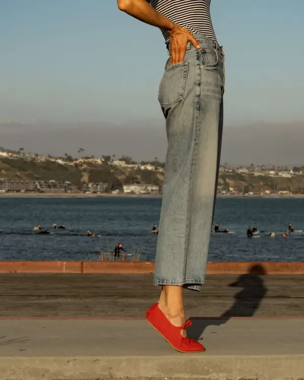 Beek Crane Bow Suede Mary Jane Shoe