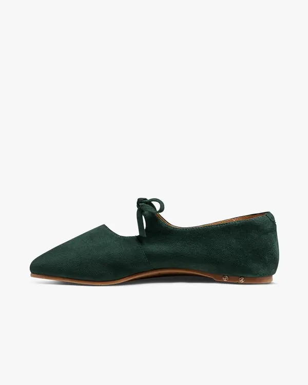 Beek Crane Bow Suede Mary Jane Shoe