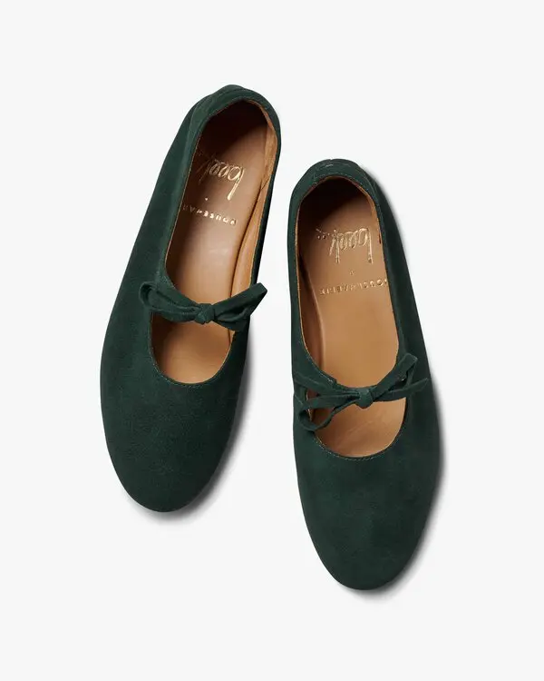 Beek Crane Bow Suede Mary Jane Shoe