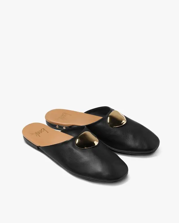 Beek Blackbird Bling Leather Mule
