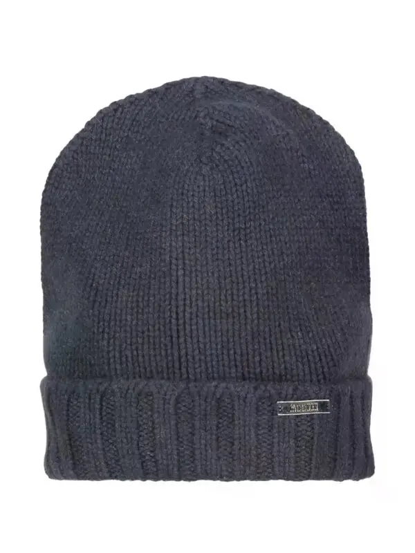 MOORER Vetta Ribbed-knit Beanie Hat