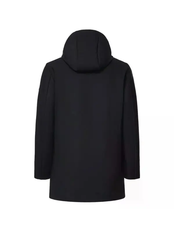 HESKIMO Hooded Button-fastening Coat