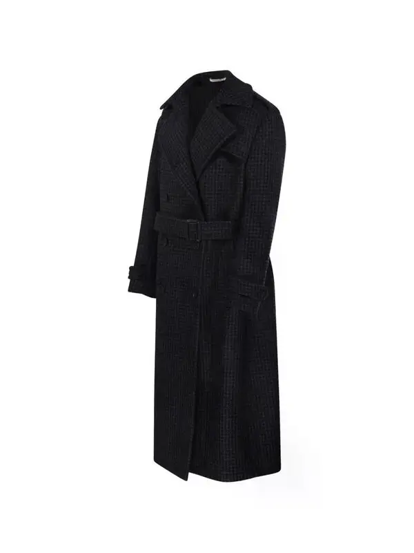 Tagliatore Houndstooth-pattern Double-breasted Coat