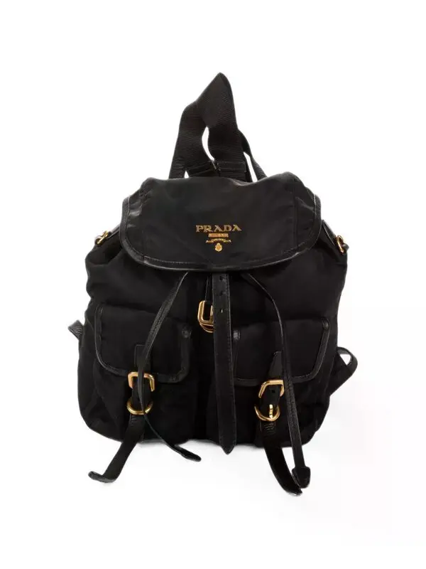 Prada Double Front-pocket Backpack