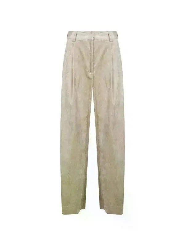 Antonelli Firenze Pleated Corduroy Trousers - Neutrals