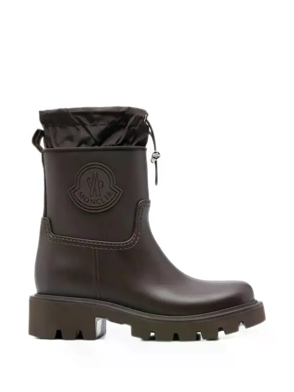 Moncler Kickstream Rain Boots - Brown