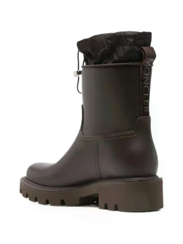 Moncler Kickstream Rain Boots - Brown