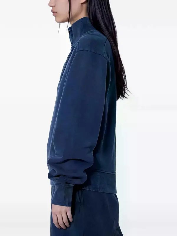 ENTIRE STUDIOS Port Button-placket High-neck Sweatshirt