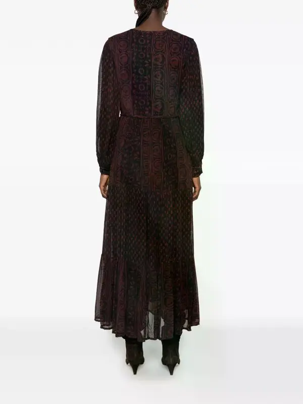 MAISON HOTEL Embroidered Maxi Dress