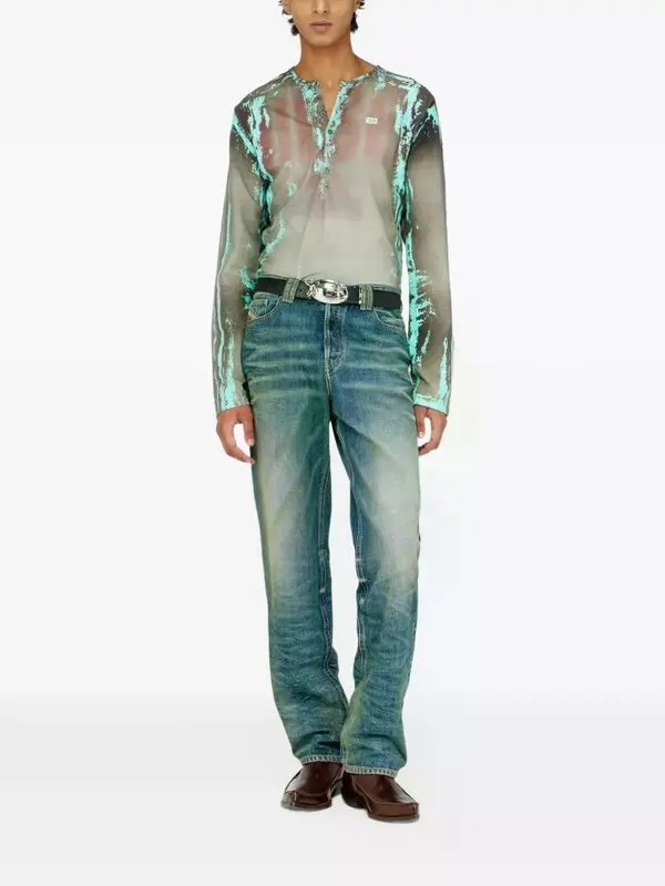 DIESEL® Regular Jeans High Waist 1991 D-voeed - Blue