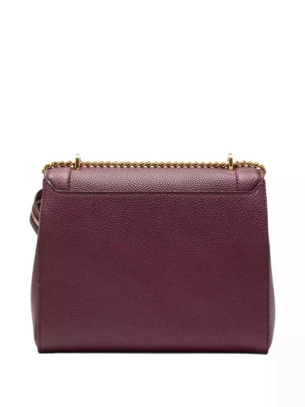 LANCEL Medium Logo-embossed Leather Shoulder Bag