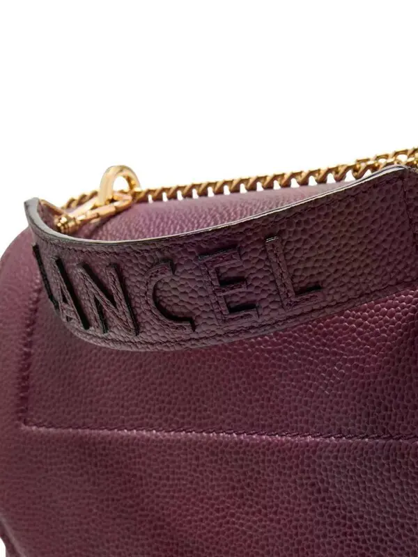 LANCEL Medium Logo-embossed Leather Shoulder Bag
