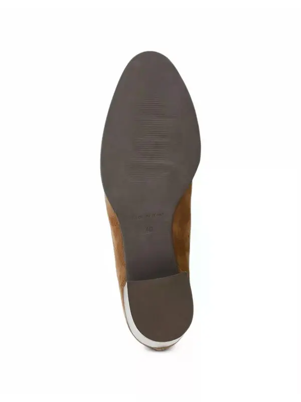 JULIE DEE Suede Rear-zip Ankle Boots