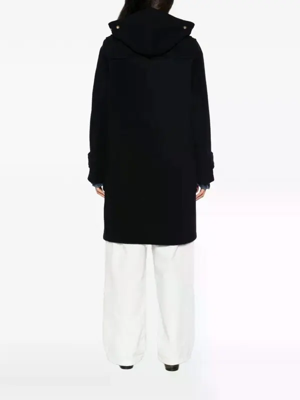 Gloverall Montgomery Hooded Duffle Coat - Blue