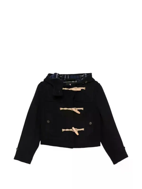 Gloverall Shelley Hooded Duffle Coat - Blue