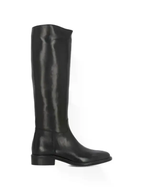 JULIE DEE Round-toe Knee-high Boots