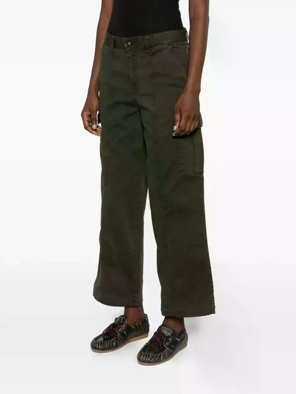 LOIS Gabardine Wide-leg Cargo Pants