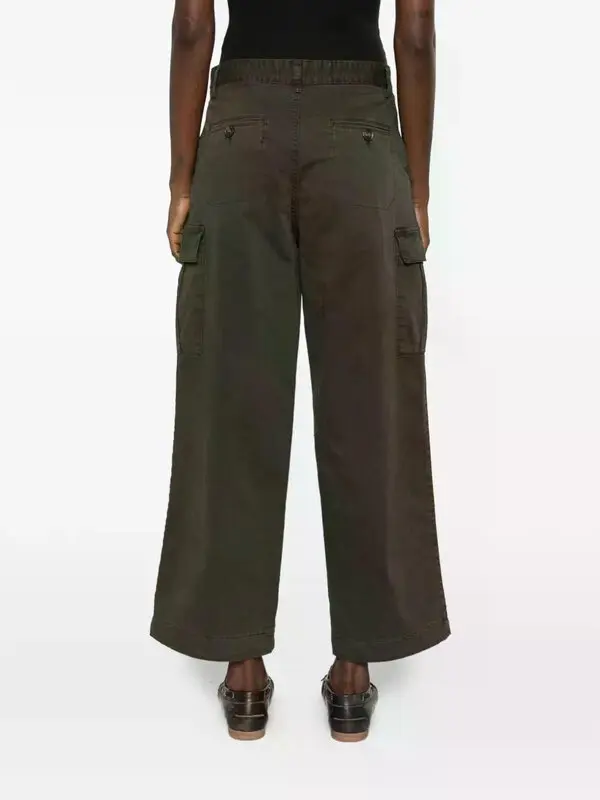 LOIS Gabardine Wide-leg Cargo Pants