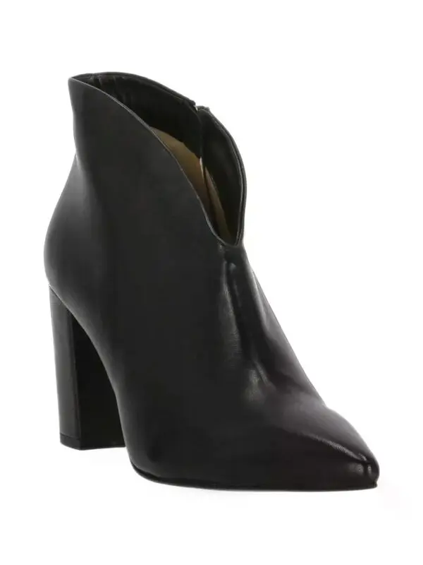 JULIE DEE Pointed-toe Side-zip Ankle Boots