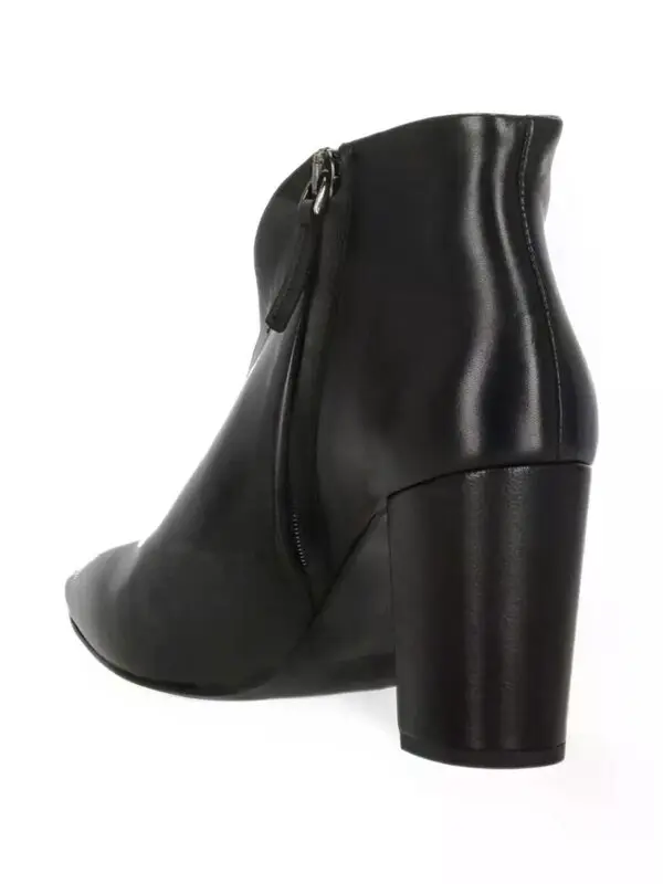JULIE DEE Pointed-toe Side-zip Ankle Boots