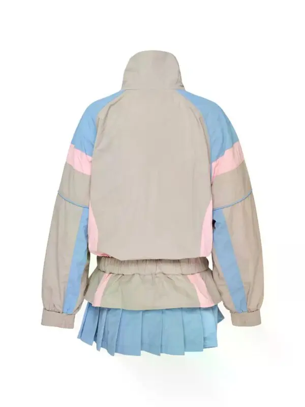 Ashley Williams Colour-block Pleated Mini Dress