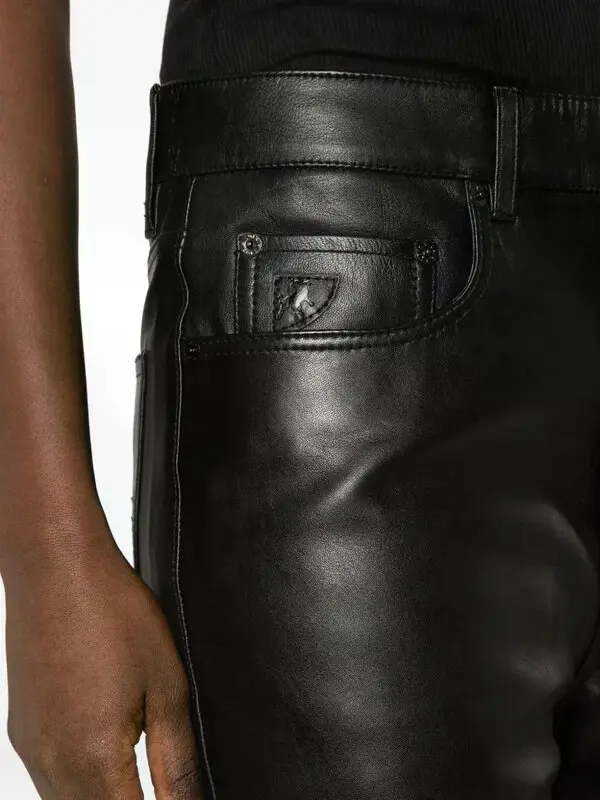 LOIS Leather Wide-leg Trousers