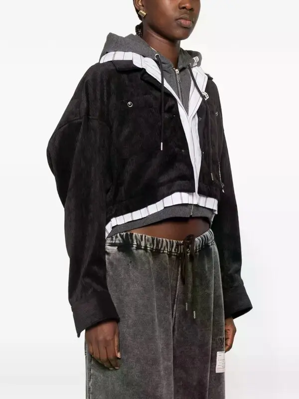 Mihara Yasuhiro Layered-effect Corduroy Shirt