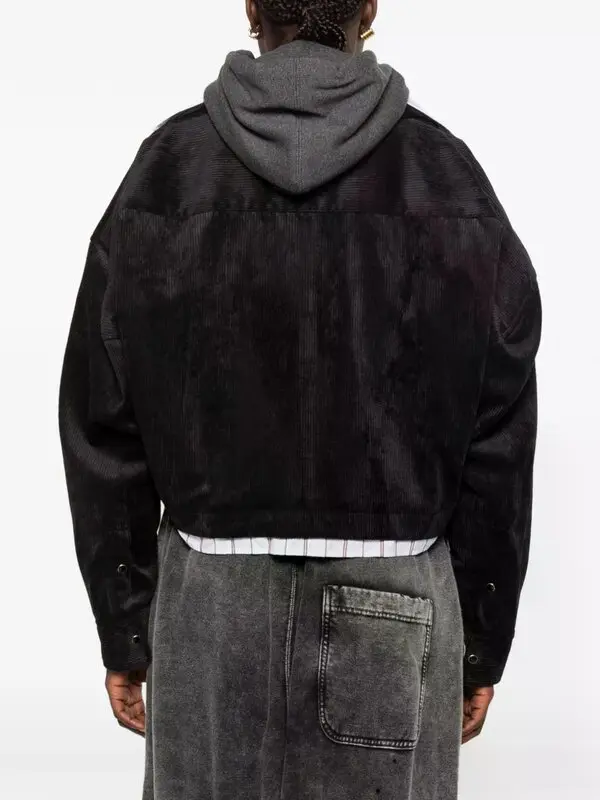 Mihara Yasuhiro Layered-effect Corduroy Shirt