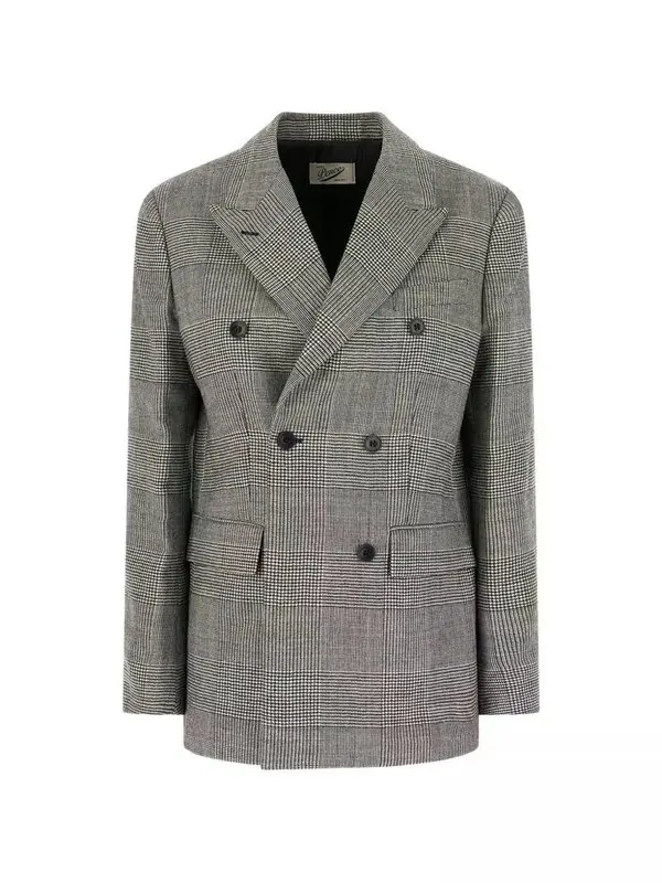 PENCE 1979 Prince Of Wales Check Double-breasted Blazer