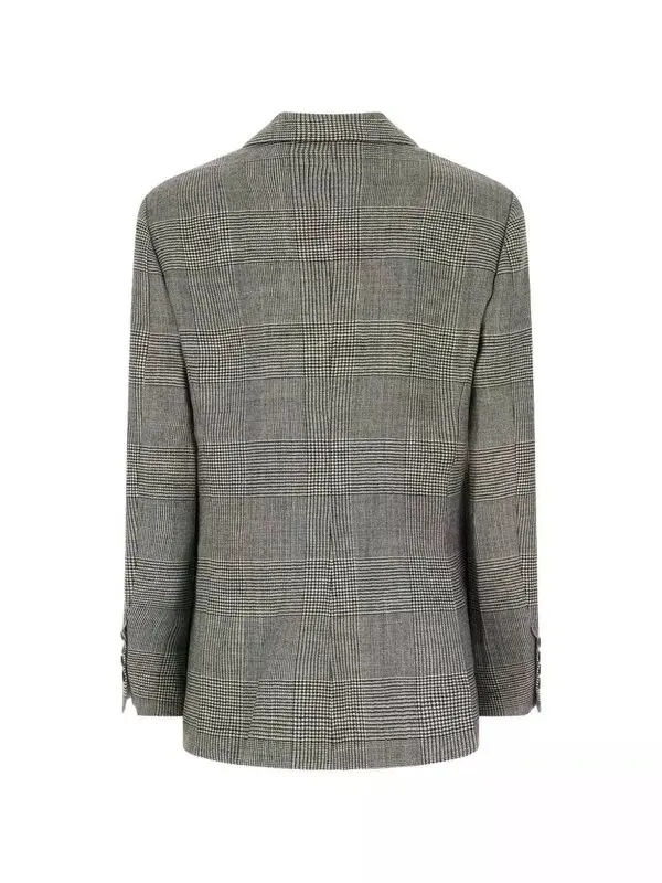 PENCE 1979 Prince Of Wales Check Double-breasted Blazer